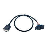 China Custom Pinout Assignment DB9 to OBD2 OBDII Female Test Cable for Compact and High Temperature -20- 80°C Diagnosis for sale