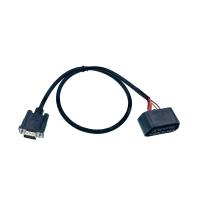 China Custom Pinout Assignment DB9 to OBD2 OBDII Female Test Cable for Compact and High Temperature -20- 80°C Diagnosis for sale