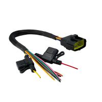 China 12V/24V BAIC Car Fitment Custom Wiring Harness With TE 12PIN Connector And Fuse for sale