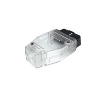 China Voltage 12V/24V OBD2 16pin Male Connector Case Enclosure Cover For ELM327 Blue Tooth PA66 CF Normal Plug Material for sale