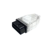 China Voltage 12V/24V OBD2 16pin Male Connector Case Enclosure Cover For ELM327 Blue Tooth PA66 CF Normal Plug Material for sale