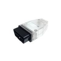China Voltage 12V/24V OBD2 16pin Male Connector Case Enclosure Cover For ELM327 Blue Tooth PA66 CF Normal Plug Material for sale