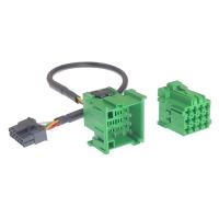 China PA66 GF OBDII 16 Pins To FMS Cable Adapter VOLVO Car Fitment For Heavy Duty Transport for sale
