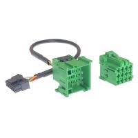 China PA66 GF OBDII 16 Pins To FMS Cable Adapter VOLVO Car Fitment For Heavy Duty Transport for sale
