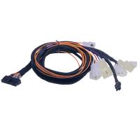 China Auto Electrical Cables Custom OBDII Wiring Harness With 26AWG Professional for sale