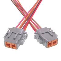 China Auto Electrical Cables Custom OBDII Wiring Harness With 26AWG Professional for sale