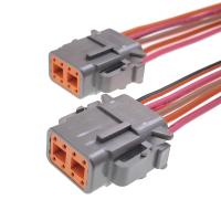 China Auto Electrical Cables Custom OBDII Wiring Harness With 26AWG Professional for sale