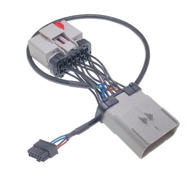 China Custom RP1226 Cable 14Pin Male To Female Connector For RP-1226 14 Way Housing Y Splitter for sale