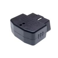 China 16 Pin OBD Connector OBDII Male Connector OBD2 Connector with Plastic Housing with LED holes for sale