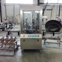 China Fully Automatic Pneumatic Driven Butane Gas Filling Plant Aerosol Lubricant Spray Filling Machine for Body Spray for sale
