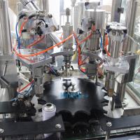China Fully Automatic Pneumatic Driven Butane Gas Filling Plant Aerosol Lubricant Spray Filling Machine for Body Spray for sale