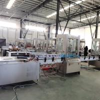 China Fully Automatic Pneumatic Driven Butane Gas Filling Plant Aerosol Lubricant Spray Filling Machine for Body Spray for sale