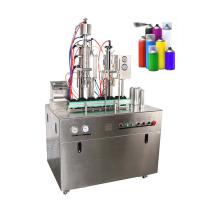 China 800-1100cans/hour High Filling Speed Semi Automatic BOV Bag on Valve Aerosol Filling Machine with PLC Control and Design for sale