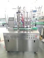 China 800-1100cans/hour High Filling Speed Semi Automatic BOV Bag on Valve Aerosol Filling Machine with PLC Control and Design for sale