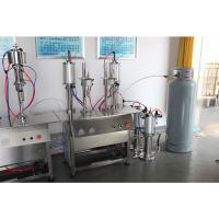 China Pneumatic Aerosol Butane Refrigerant Filling Machine for Automatic Gas Filling Cylinders Machines for sale