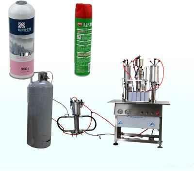 China Semi Automatic Perfume Deodorant Aerosol Production Line 260 KG Capacity Perfect for Garment Shops for sale