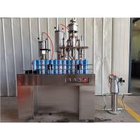 China 1600AT 4 in 1 Aerosol Air Freshener Toilet Spray Glass Spray Filling Machine for Applicable Aerosol Can Diameter 20-100mm for sale