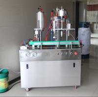 China Co2 Gas Cylinder Filling Machine for Hydrogen Gas and Aerosol Cans Packaging Line for sale