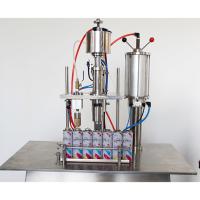 China Competitive Stainless Steel Cartridge Filling Machine for Lighter Butane Gas / LPG Gas Semi-automatic Grade for sale