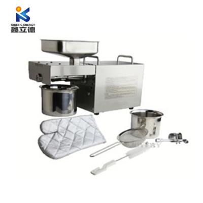 China 11kg Capacity Oil Production Line Small Home Oil Press Machine SS304 Household Oil Extraction Machine for Home for sale
