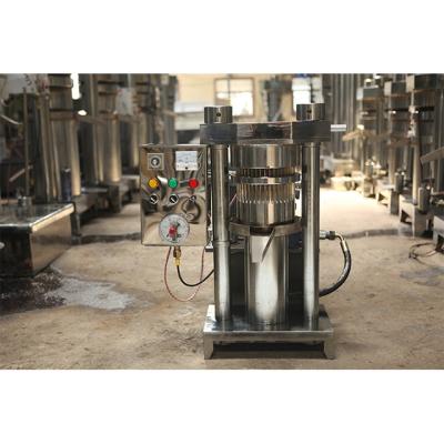 China Carbon Steel Hydraulic Almond Walnut Cocoa Butter Copra Flax Seed Cold and Hot Oil Press Making Machine for sale