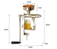 China 3 KG Capacity Manual Hand Operated Cooking Oil Making Machine Designed for Commercial Energy Savings for sale