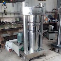 China 900/1000/1400mm Cold Pressed Argan Oil Press Machine Cocoa Butter Hydraulic Oil Press at Max pressure for working Mpa 55 for sale
