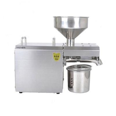 China Compact Design Home Sunflower Oil Presser 220V/50HZ Voltage for Small Cooking Oil Making for sale