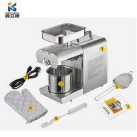 China Uganda Sesame Oil Making Machine with 2-3kg/Hour Capacity and 304 Stainless Steel Material for sale
