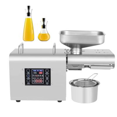 China Food Stage 11kg Capacity Screw Cold Press Wheat Germ Oil Extraction Machine for Cotton Seed and Soybean Oil Pressing for sale