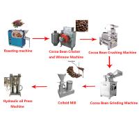 China Cocoa Butter Production Line for Food Industry 304 Stainless Steel Cocoa Processing Equipment for sale