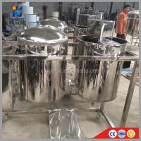 China Small-Scale Groundnut Oil Refining Machine with 500Kg/day Capacity in Stainless Steel for sale