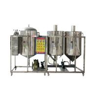 China 2000kg/day Capacity Canola Oil/palm Oil/palm Kernel Oil Refinery Machinery/equipment for Degumming/deacidification/bleaching for sale