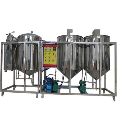 China 3000*830*1700mm Advanced Crude Beef Tallow Oil Refining Machine for Machinery Repair Shops for sale
