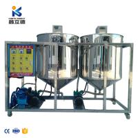China 3000*830*1700mm Advanced Crude Beef Tallow Oil Refining Machine for Machinery Repair Shops for sale