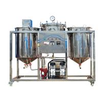 China Lipid Refining Machine for Degumming and Deacidification of Vegetable Oil Capacity 500-2500kg/day for sale