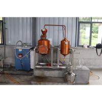 China 50L Jasmine Hydrosol Steam Distillation Essential Oil Distilling Equipment with Electric Power Source for sale