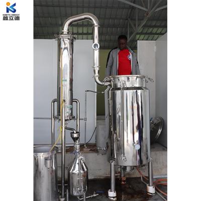 China 200L Essential Oil Distiller/Steam Destillation Equipment for Betel Leaf Oil Extraction Depend on Model for sale