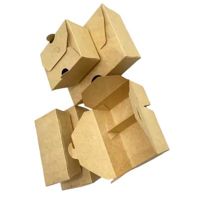 China Custom Kraft Food Takeaway Boxes - Eco-Friendly Packaging in Small, Medium, Large Sizes with Full-Color Printing for sale