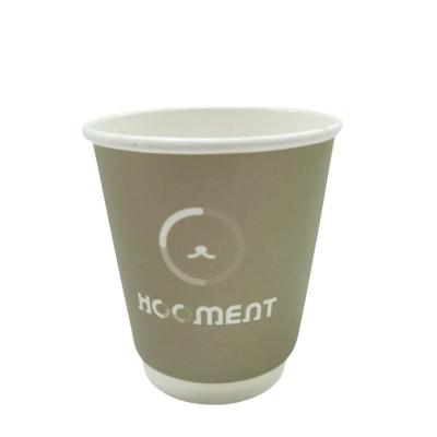 China Bulk Kraft Paper Cups with Lids 4oz to 16oz 230-300gsm Single Wall Disposable Beverage Containers for sale