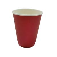 China 22oz Disposable Double Wall Paper Cup with Aluminum Foil Lining for Beverage and Milk Tea Service for sale