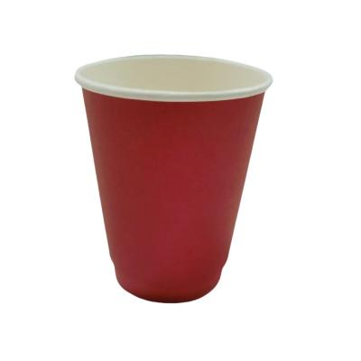 China 22oz Disposable Double Wall Paper Cup with Aluminum Foil Lining for Beverage and Milk Tea Service for sale