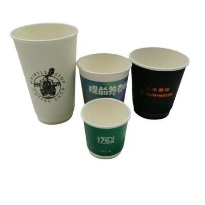 China PLA Biodegradable Paper Cups 8oz to 22oz with Ripple Wall Design for Coffee Shops and Beverage Service for sale
