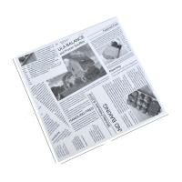 China Custom Biodegradable Kraft Paper Wrapping for Fried Chicken Sandwiches - 30,000 MOQ with Custom Printing for sale