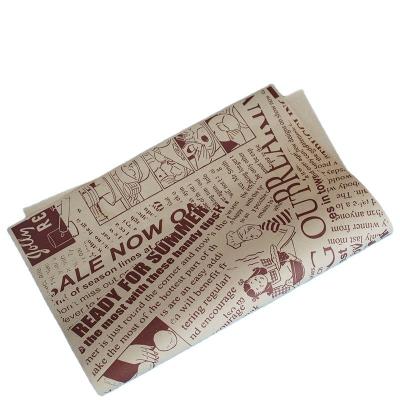 China Custom Biodegradable Wax Wrapping Paper for Food Packaging - 30,000 MOQ with Custom Sizes and Printing for sale