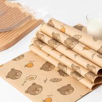 China Biodegradable Food Grade Kraft Paper for Burger Fries Sandwich Wrapping - Heat Resistant, 30,000 MOQ, Custom Sizes for sale