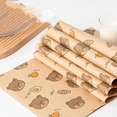 China Biodegradable Food Grade Kraft Paper for Burger Fries Sandwich Wrapping - Heat Resistant, 30,000 MOQ, Custom Sizes for sale