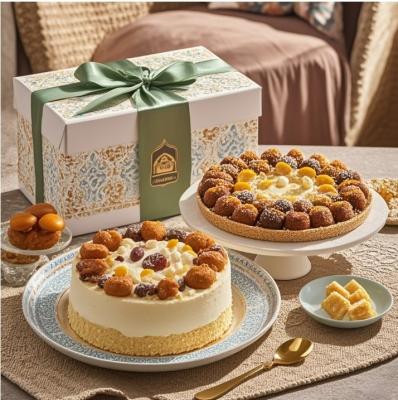 China Custom Cake Gift Box with Logo Printing - Eco-Friendly Paperboard Packaging in Multiple Sizes for sale