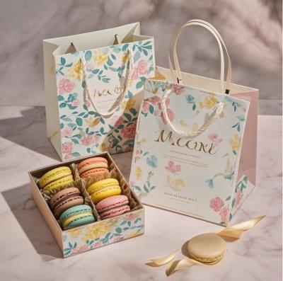 China Food Grade Macaron Cake Gift Box with Clear Window - Multiple Size Options and Custom Logo Packaging for sale