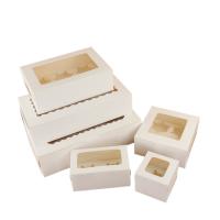 China White Brown Kraft Paper Cupcake Box with 2/4/6/8/12 Compartments - Customizable Eco-Friendly Packaging for sale